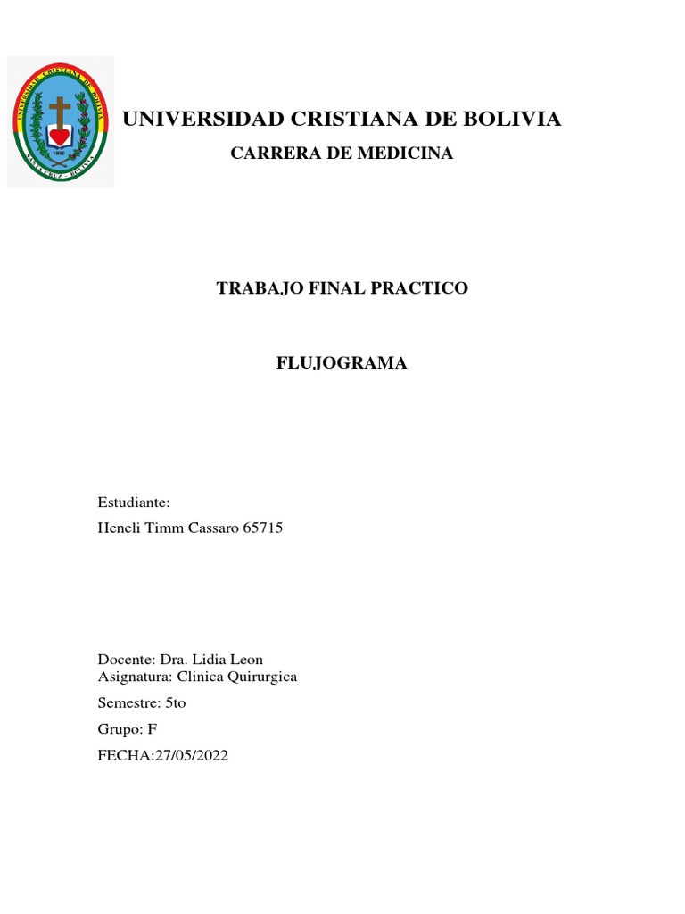 Flujograma Heneli | PDF | Cirugía | Especialidades Medicas