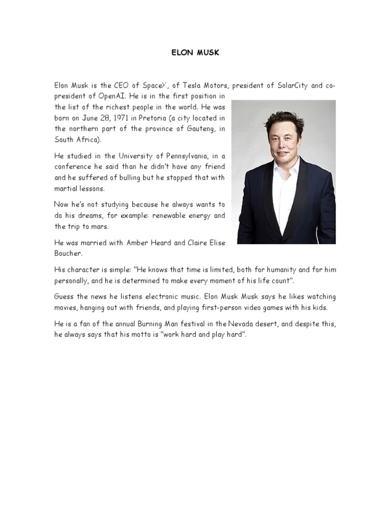 Elon Musk | PDF