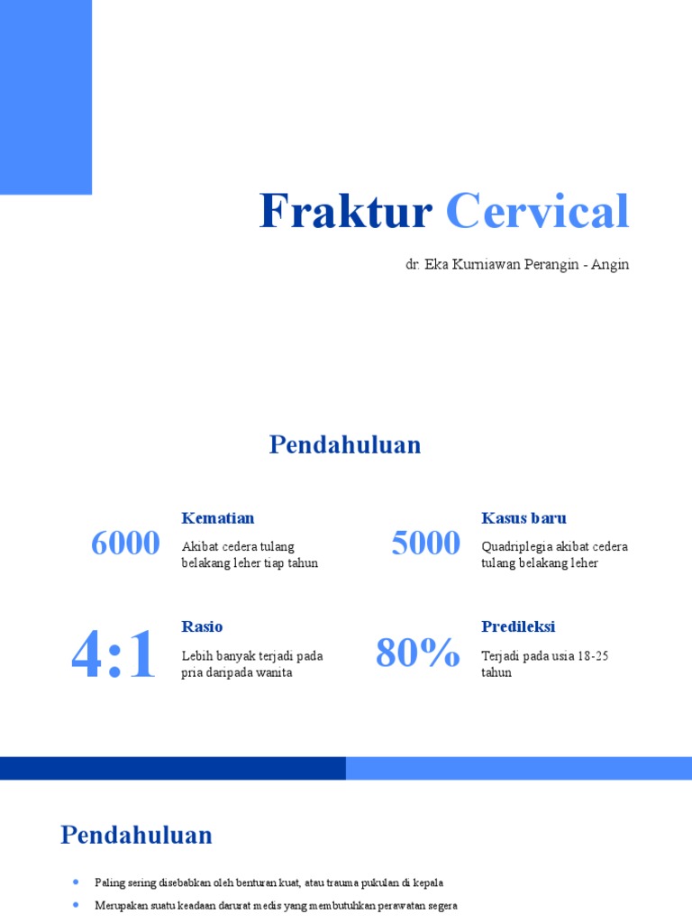 Fraktur Cervical | PDF