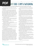The Open Window | PDF | Saki