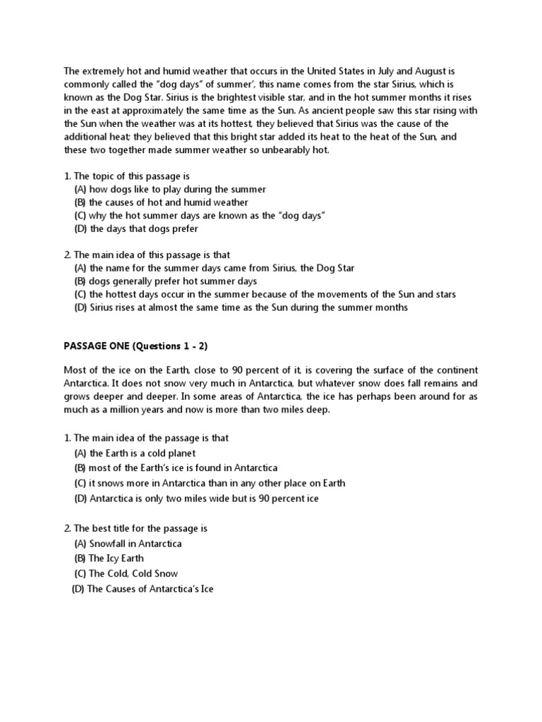 Understanding Main Ideas in Texts | PDF | Social Science | Science ...