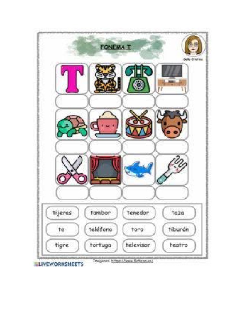 Fonema Letra T | PDF
