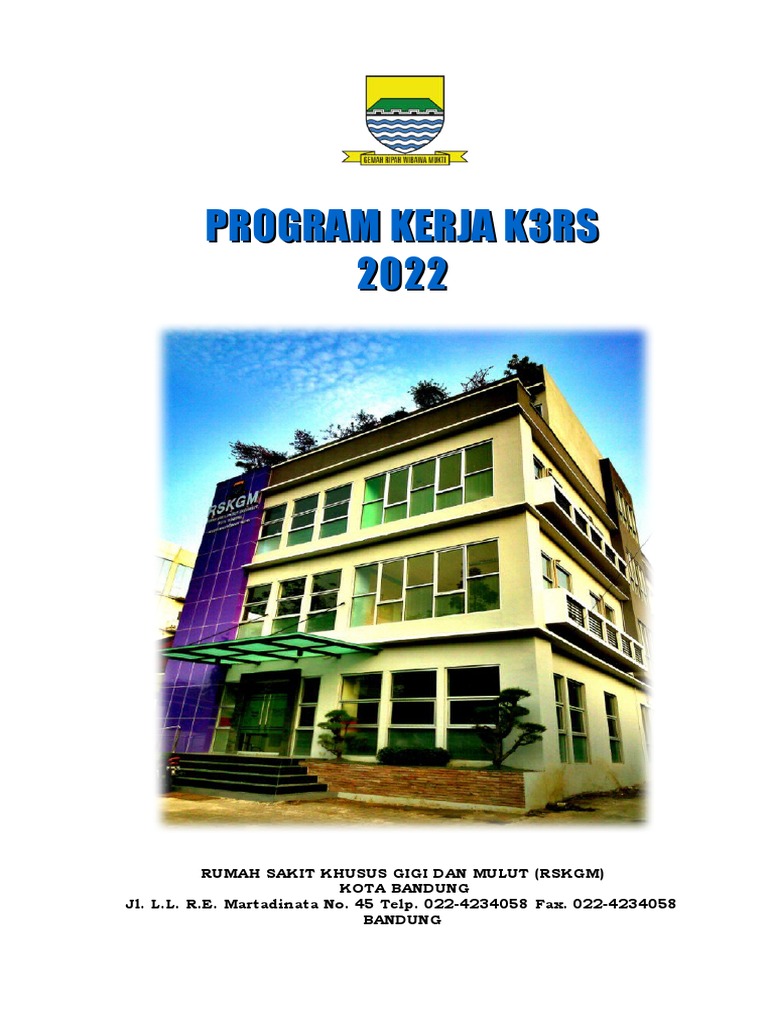 Program Kerja K3RS RSKGM 2022 | PDF