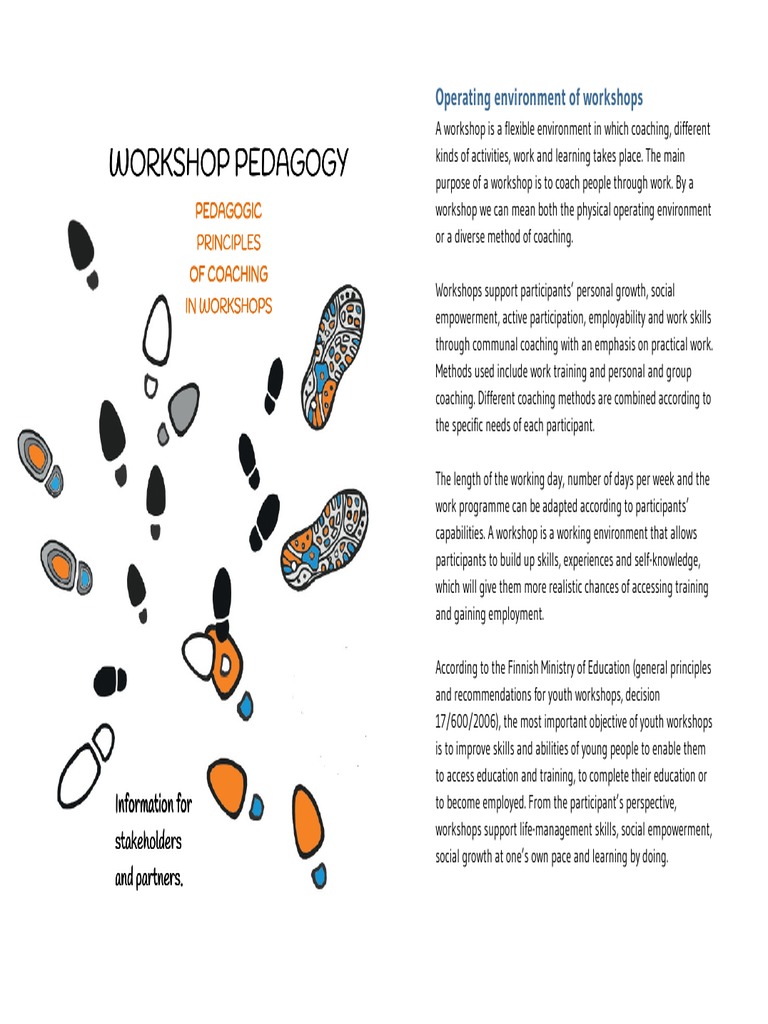 Workshop Pedagogy Workshop Pedagogy Workshop Pedagogy Workshop Pedagogy