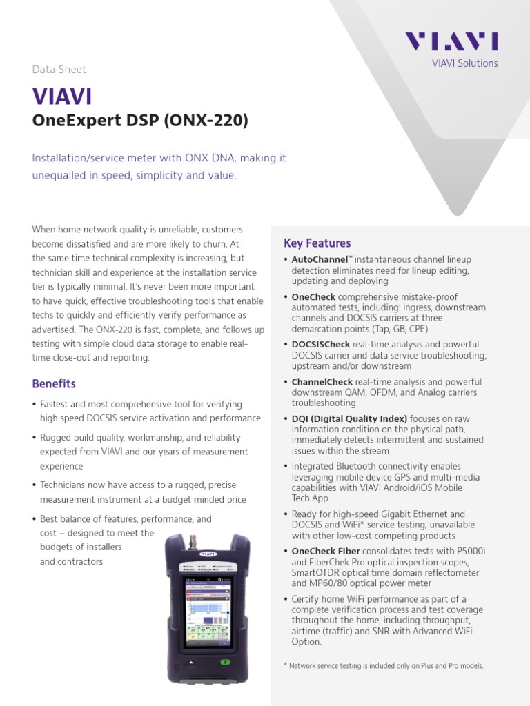 Onx 220 Data Sheets En | PDF | Orthogonal Frequency Division ...