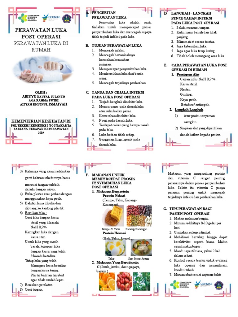 Edukasi Perawatan Luka Pasca Operasi | PDF