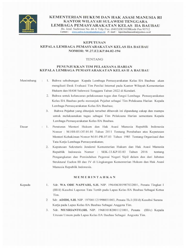 SK PLH Mei 202220220529 - 08590462 - 0014 | PDF