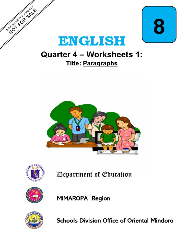 English 8 q4 Ws 1.7 Compose Effective Paragraphs.paragraph | PDF ...