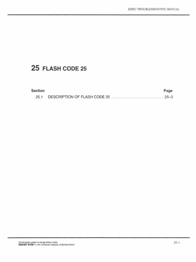 25 Flash Code 25 | PDF