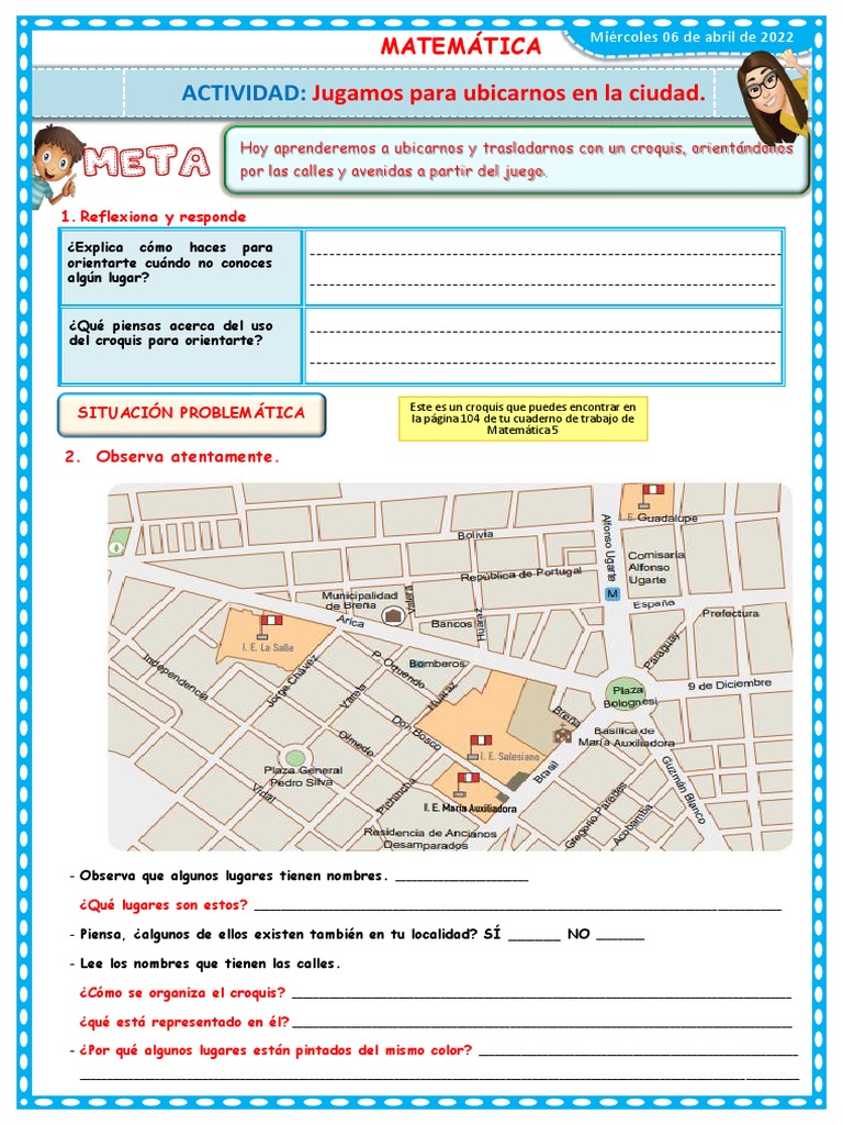 D3 Jugamos para Ubicarnos en La Ciudad. | PDF