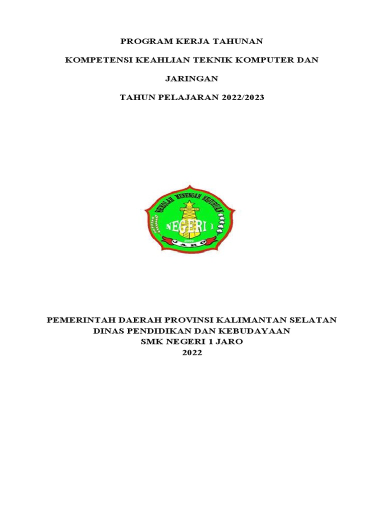 Pogram Kerja 2022 2023 Zulkifly Pdf
