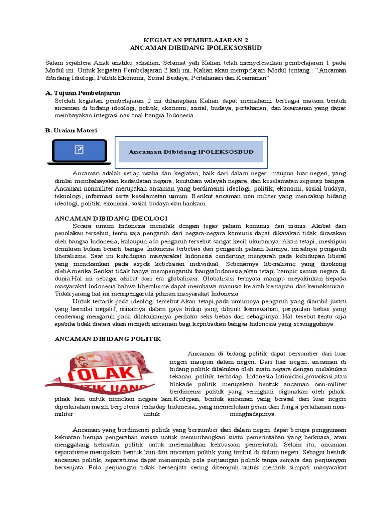 LKPD 2 PPKN X 2021-2022 | PDF | Ilmu Sosial | Sejarah