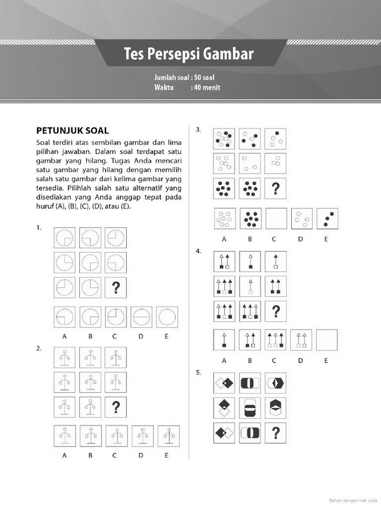 Soal Kemampuan Figural (3) - Full | PDF
