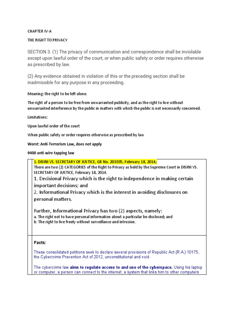 Privacy and Freedom of Expression | PDF | Privacy | Right To Privacy