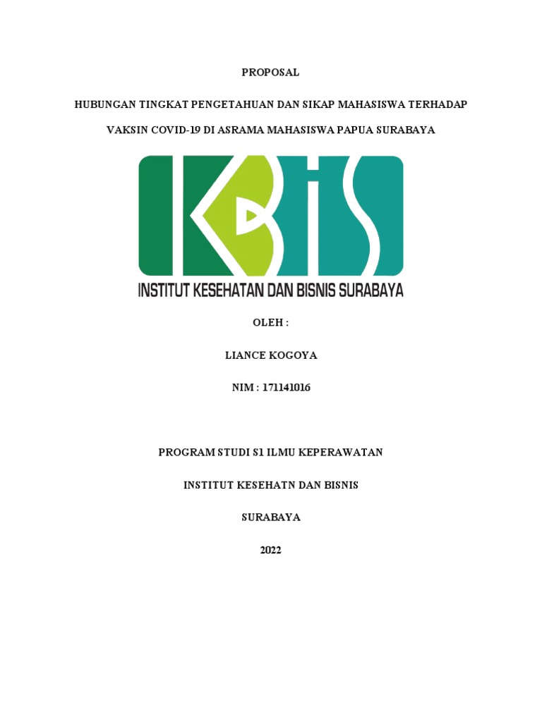 Cover Proposal Bab 1-4 (Liance Kogoya | PDF