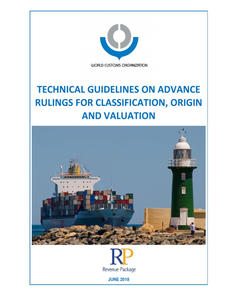 05 - Technical Guidelines On Advance Rulings For Classification Origin ...