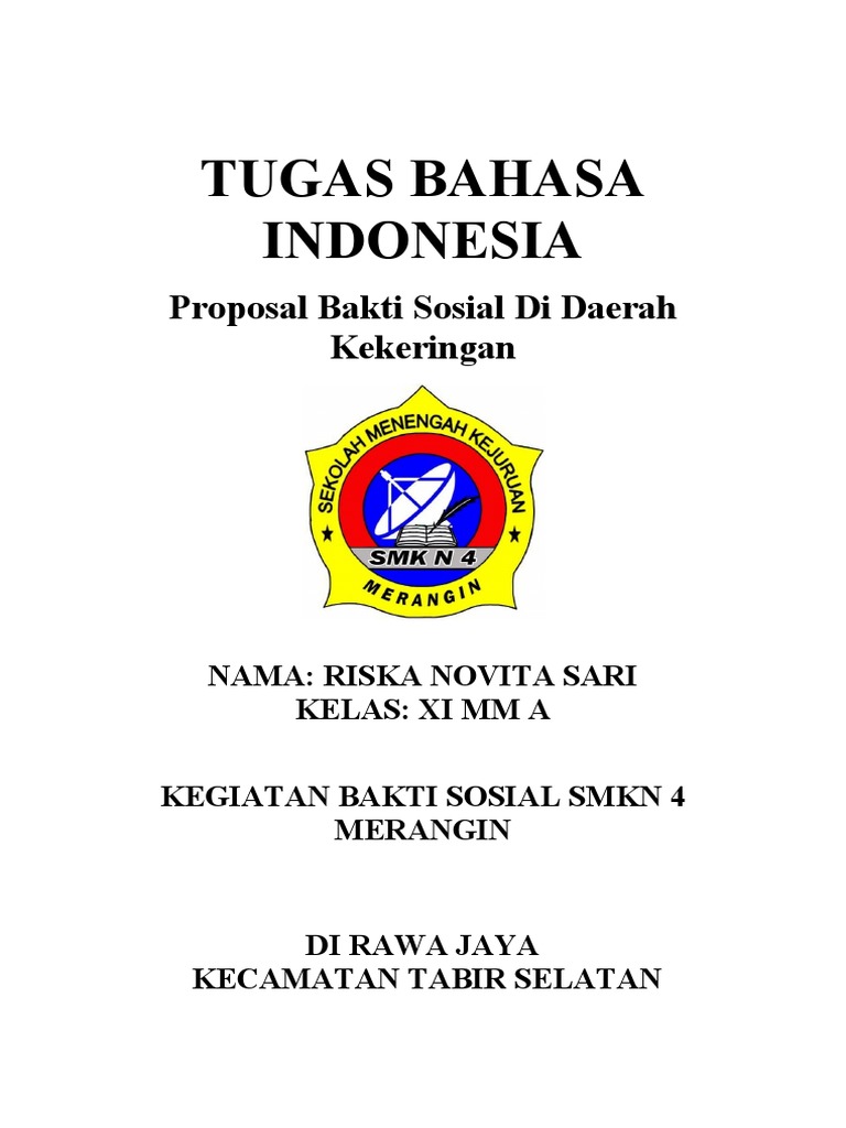 Contoh Proposal Bakti Sosial | PDF Contoh Proposal Bakti Sosial | PDF