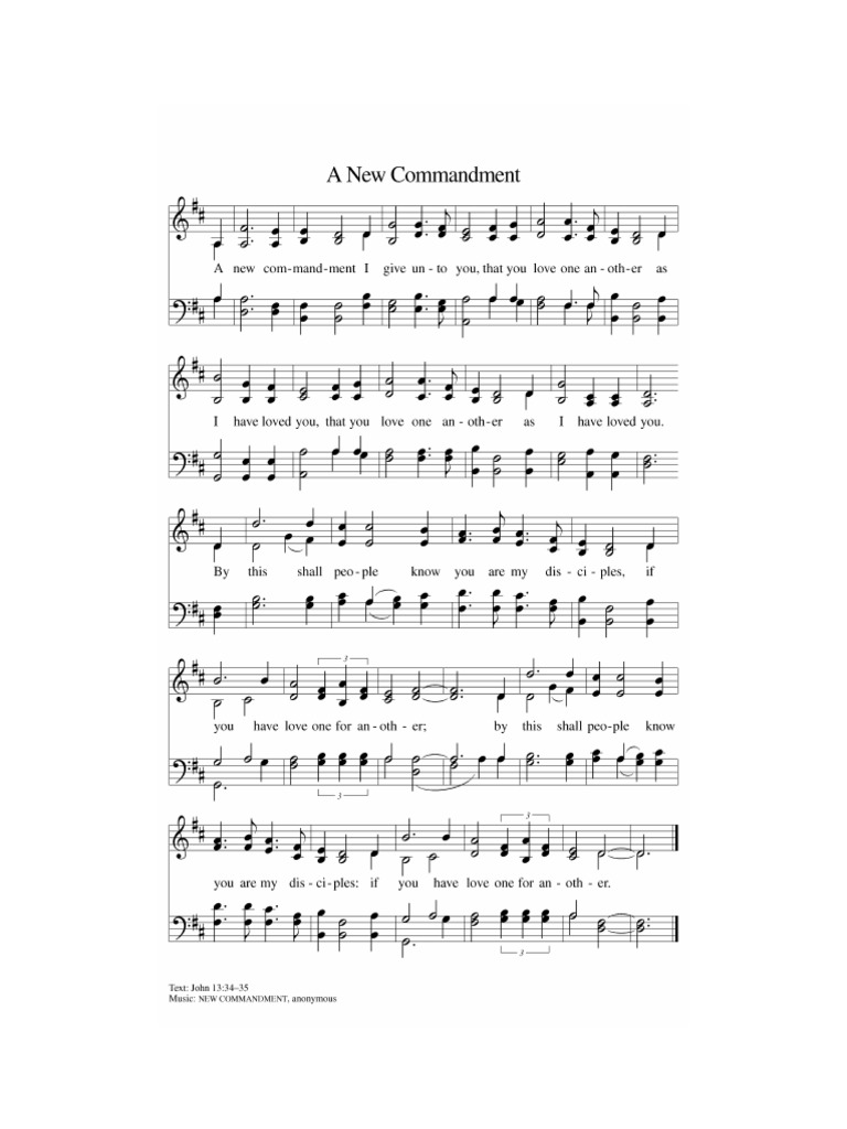 A New Commandment | PDF