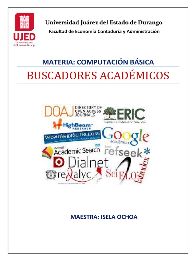 Buscadores Académicos Confiables | PDF | Internet | Bases de datos