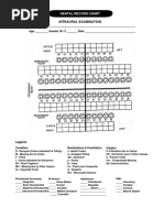 Dental Chart | PDF | Human Tooth | Medical Specialties