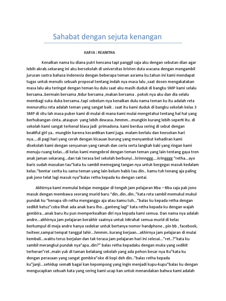 Cerpen 1 | PDF | Puisi