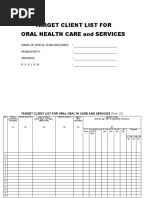 Individual Patient Dental Record Form | PDF | Periodontology | Health ...
