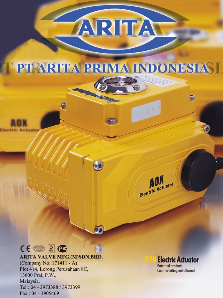 Electric Actuator AOX-arita | PDF