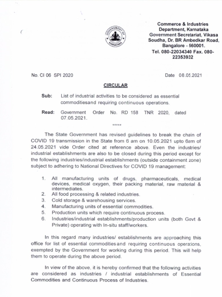 Circular Guidelines For Industries | PDF