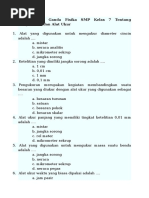 Latihan Soal IPA 7 Pengukuran | PDF
