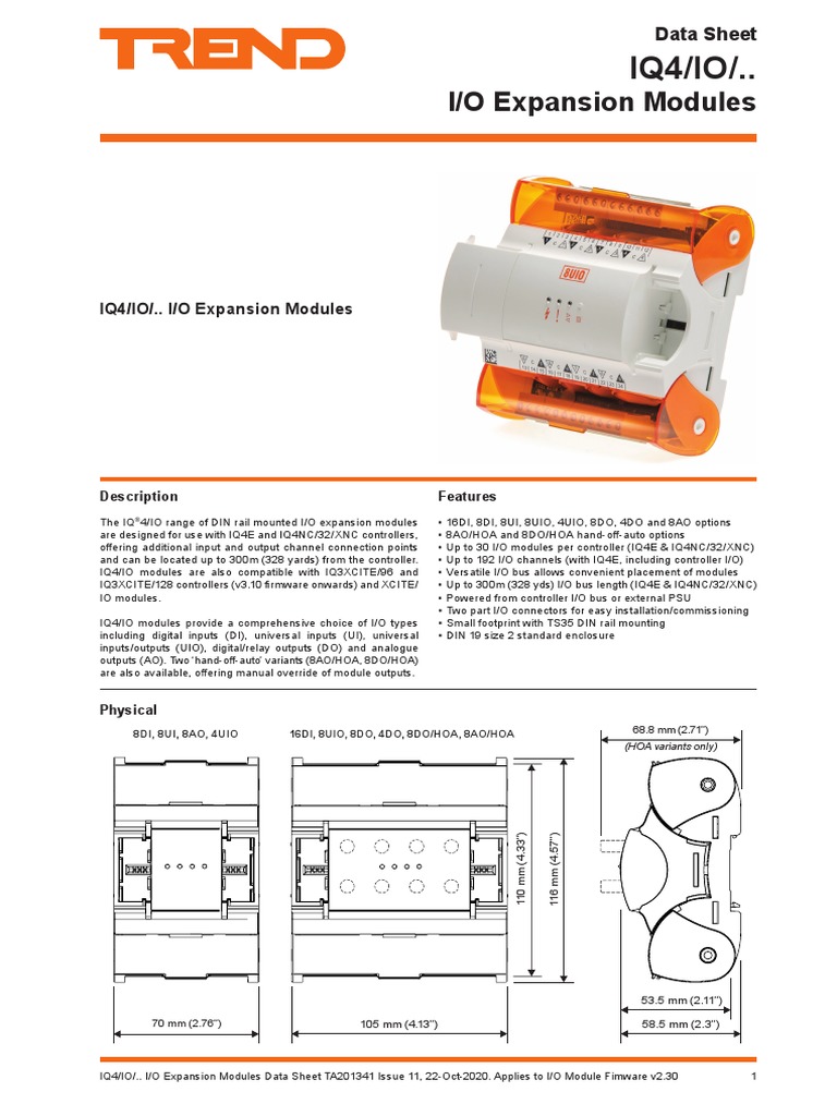 IQ4-IO-DO Datasheet 1 | PDF | Input/Output | Information And ...
