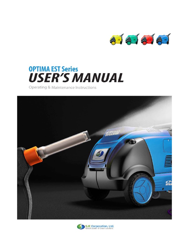 Optima EST Manual Ver G2.1 | PDF | Water | Steam