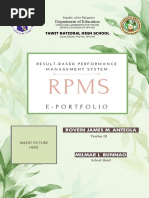 RPMS With ANNOTATIONS KRA 1 5 | PDF | Teachers | Learning