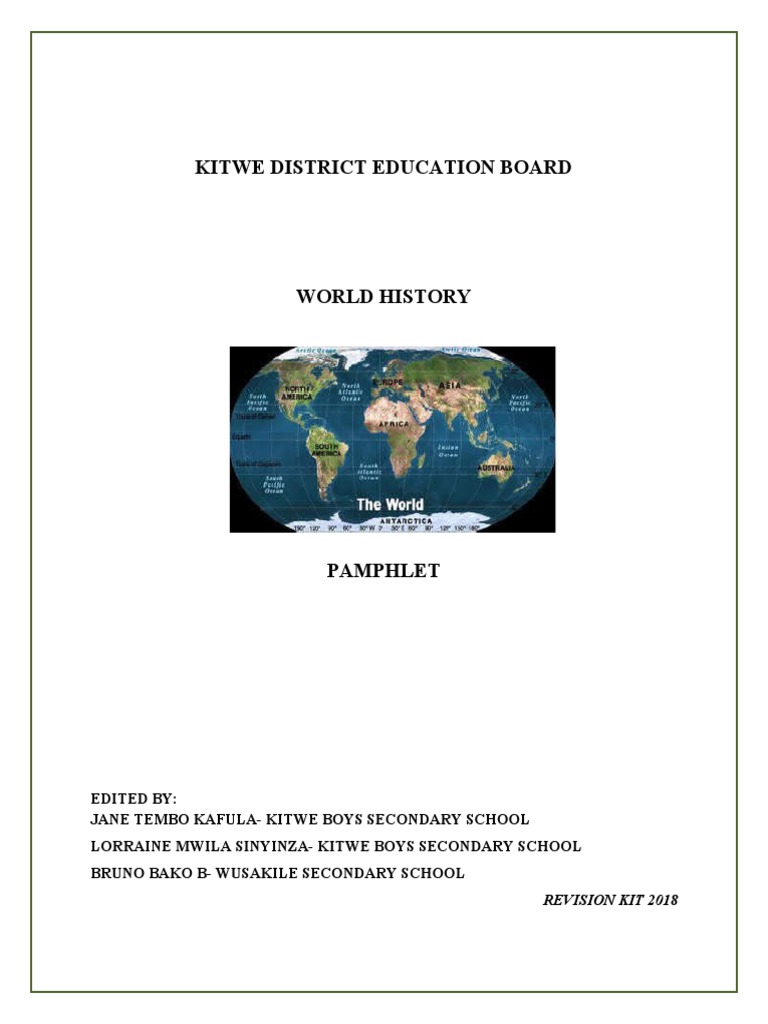 EUROPEAN_HISTORY_1870TO_1945_pamphlet | PDF | Otto Von Bismarck ...