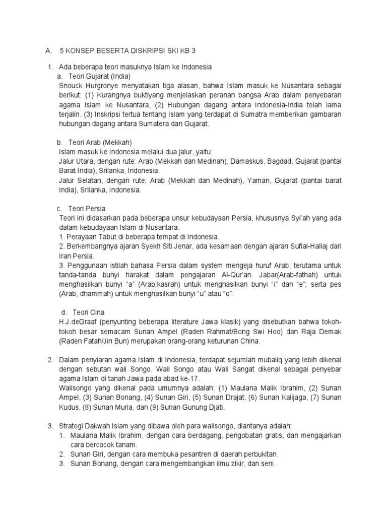 Analisa Bahan Ajar SKI PB3 | PDF