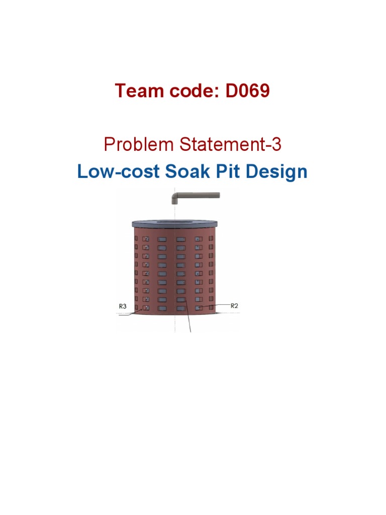 Low-Cost Soak Pit Design Guide | PDF | Sewage Treatment | Sewage