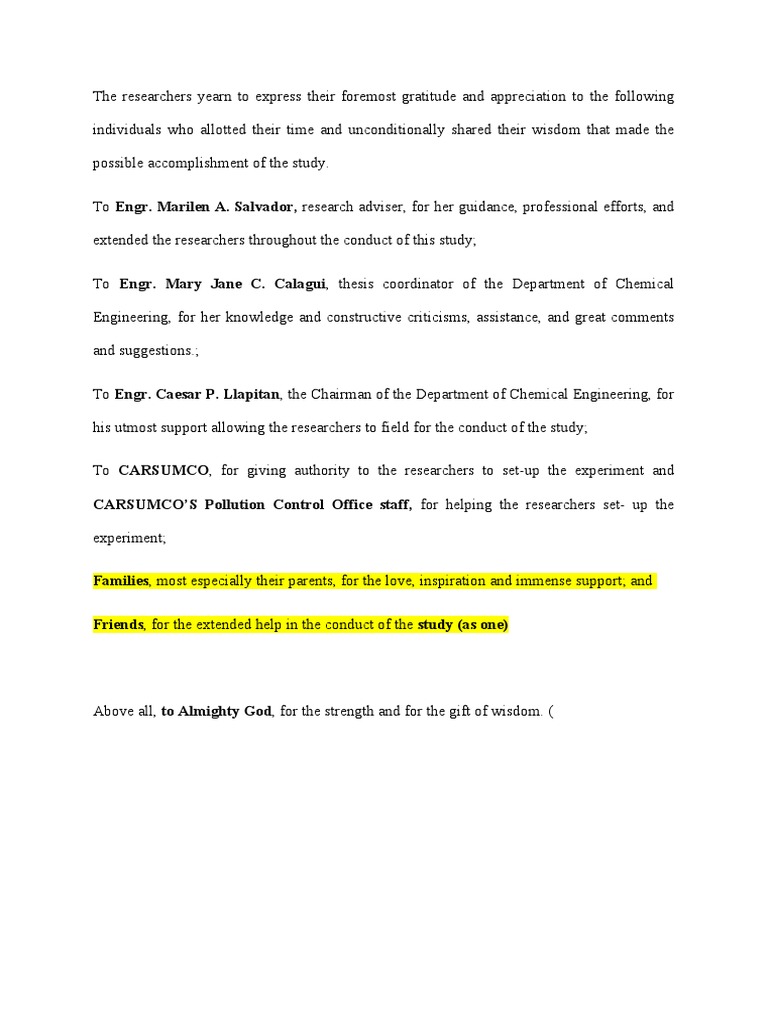 CARSUMCO'S Pollution Control Office Staff, For Helping The Researchers ...