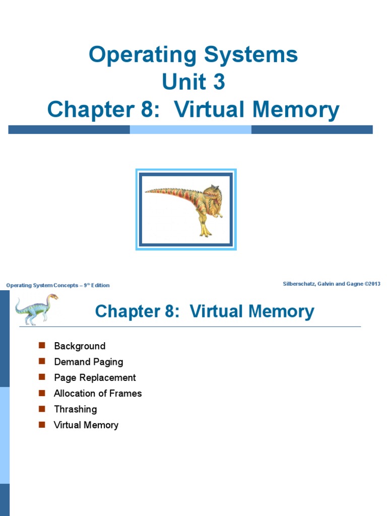 Operating Systems Unit 3 Chapter 8: Virtual Memory | Download Free PDF | Operating System ...