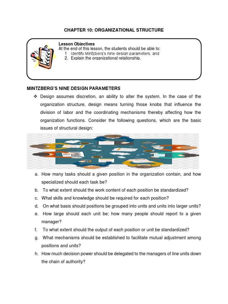 Chapter 10 Organizational Structure | PDF