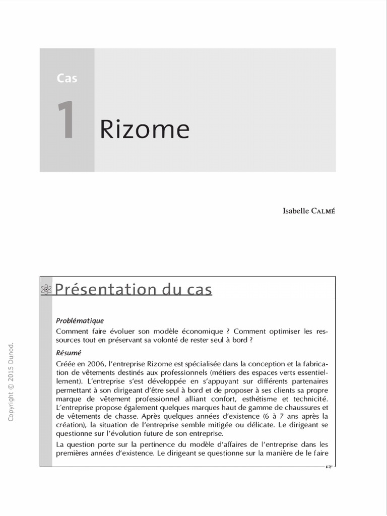 Cas Rizome | PDF
