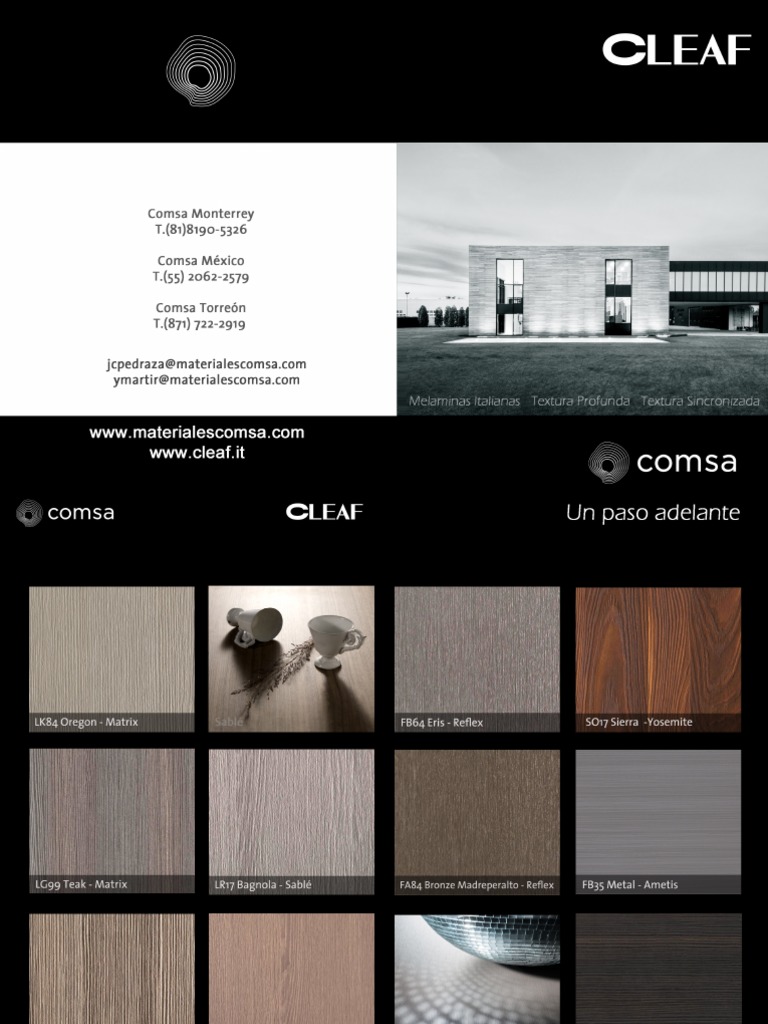 Catalogo Cleaf Materiales Comsa 2020 | PDF