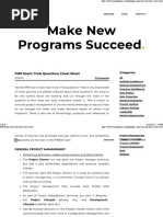 ITTO Trick Sheet 49 Process - Jan 18 V 1.0 PMBOK 6th Edition | PDF | Project Management | Risk