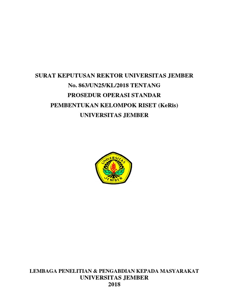 SK Pembentukan KeRis Lampirannya - 2 | PDF