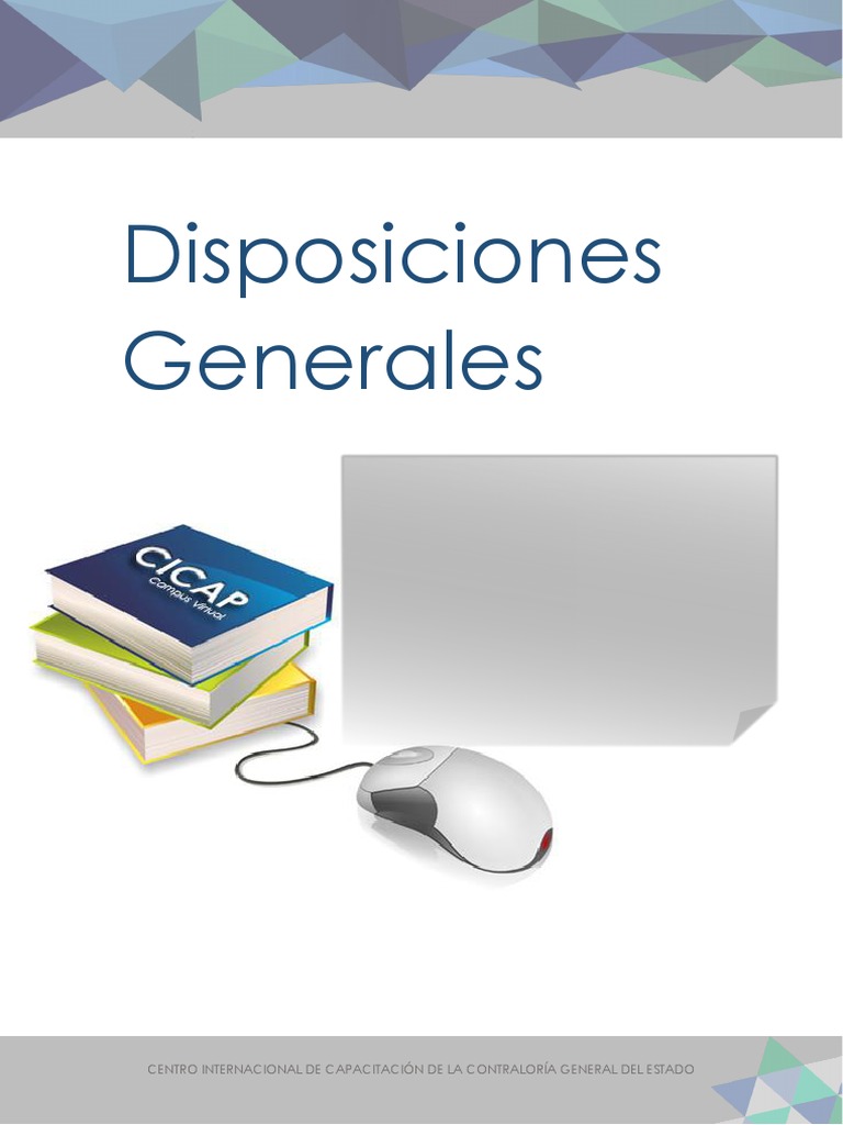 Disposiciones_Generales | PDF