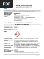 Ficha Tecnica Thinner | PDF | Solvente | Química Física