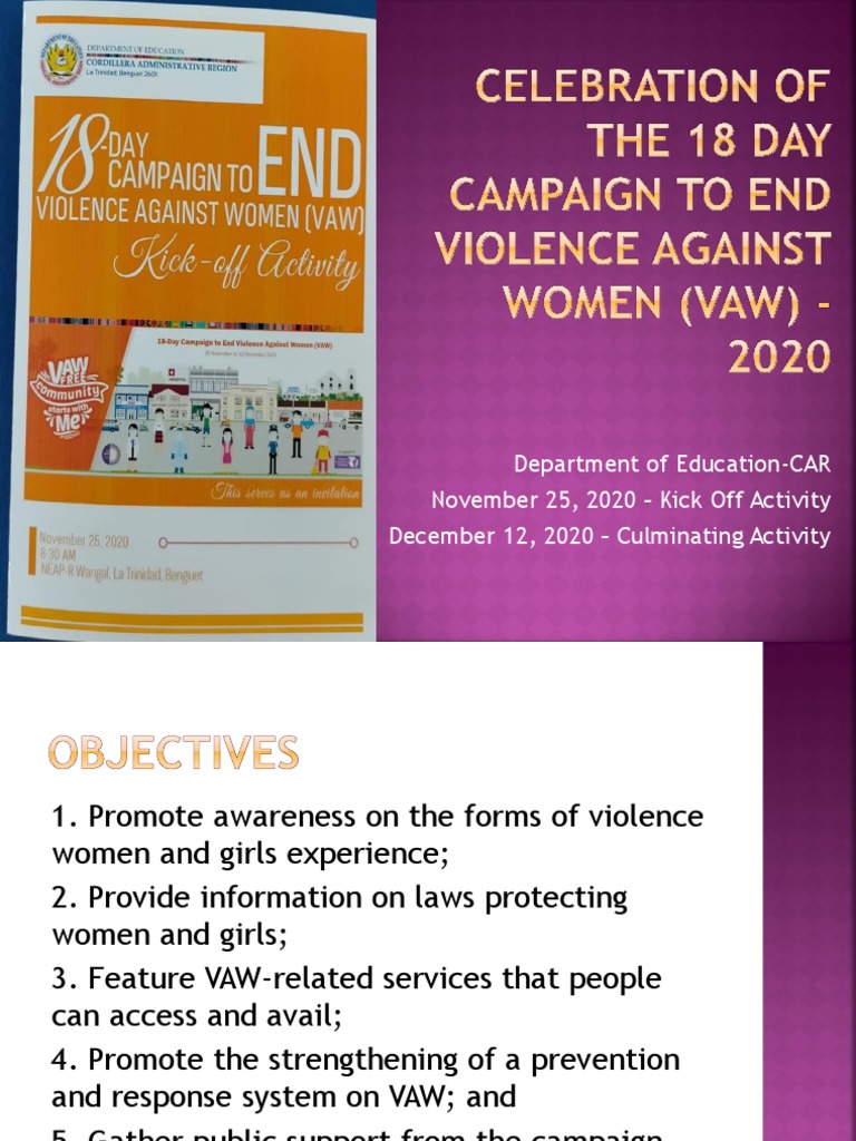 Campaign Against Violence Toward Women | PDF | Social Science