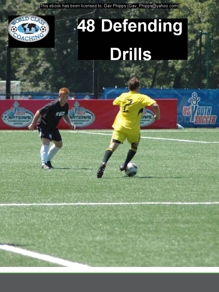 48 Defending Drills | PDF | Defender (Association Football) | Football ...