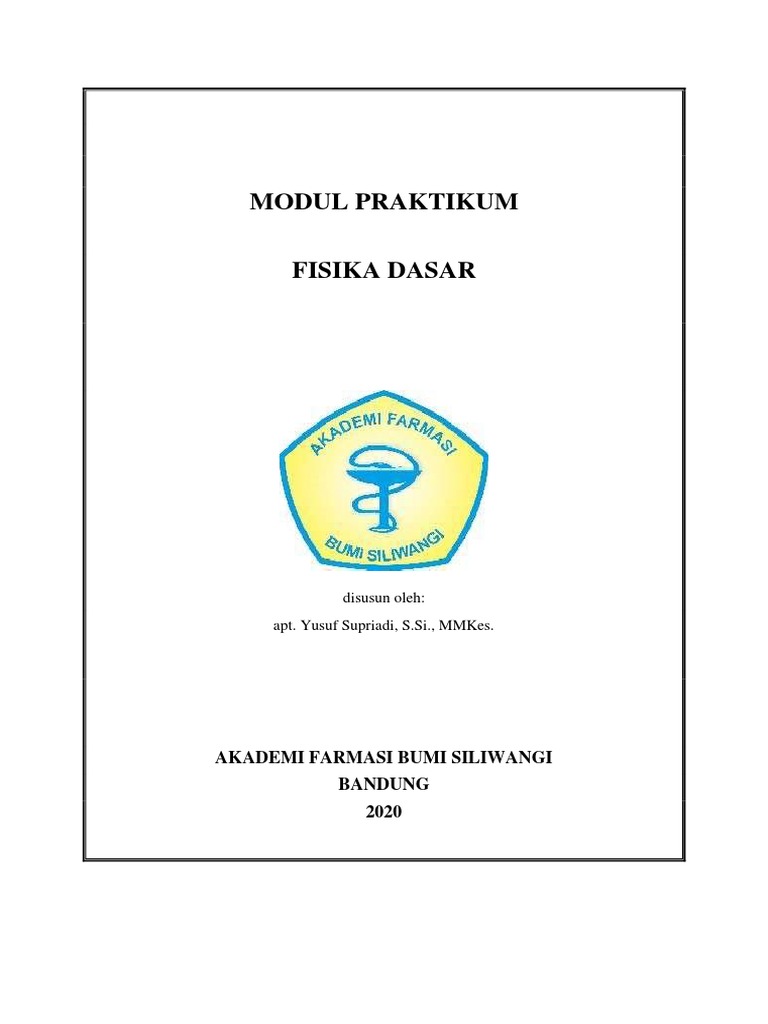 Modul Praktikum Fisika Dasar Akfar Bumsil | PDF