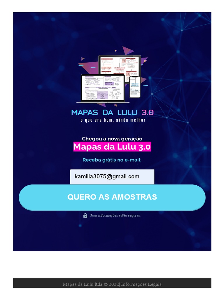 Amostras Grátis - Mapas Da Lulu 3.0 | PDF