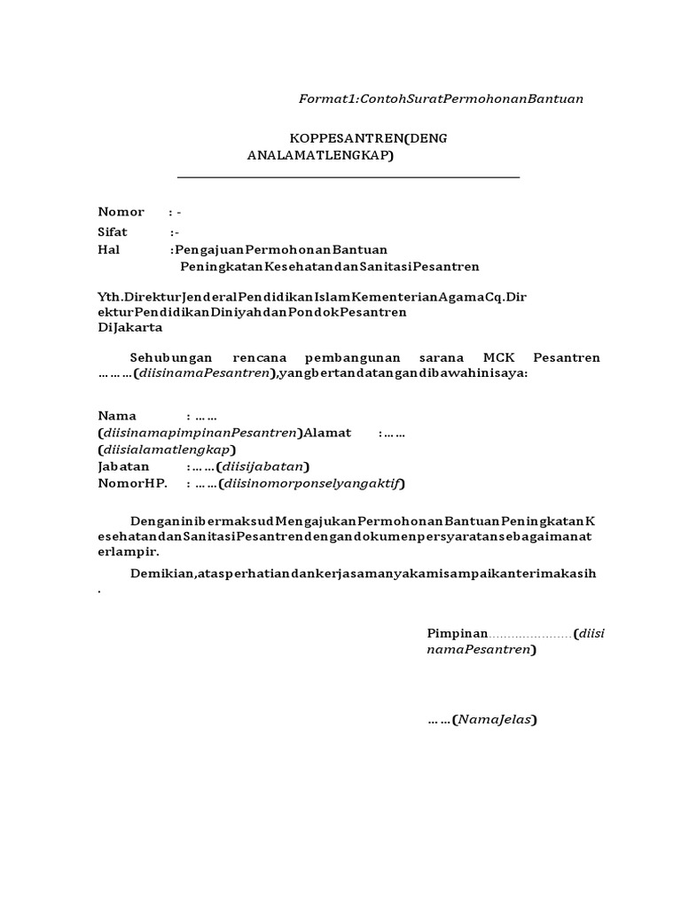 Juknis Bantuan Peningkatan Kesehatan Dan Sanitasi Pesantren Tahun Anggaran 2021 | PDF