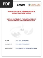 Demolition Method Statement PDF | PDF | Demolition | Occupational ...